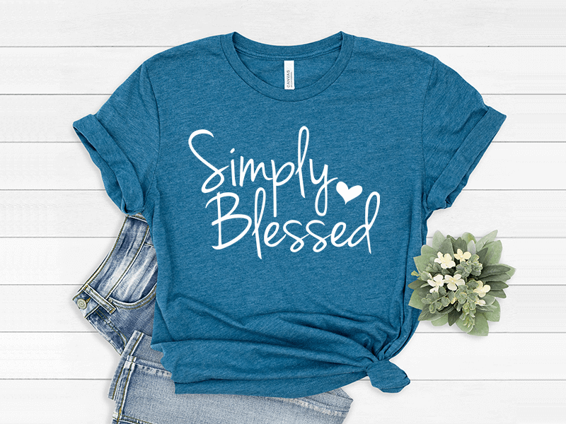 Simply Blessed Short Sleeve Shirt – Bonds Of Joy